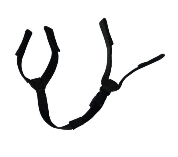 4 Point Nikki Helmet Chin Strap - Black from FTS Safety